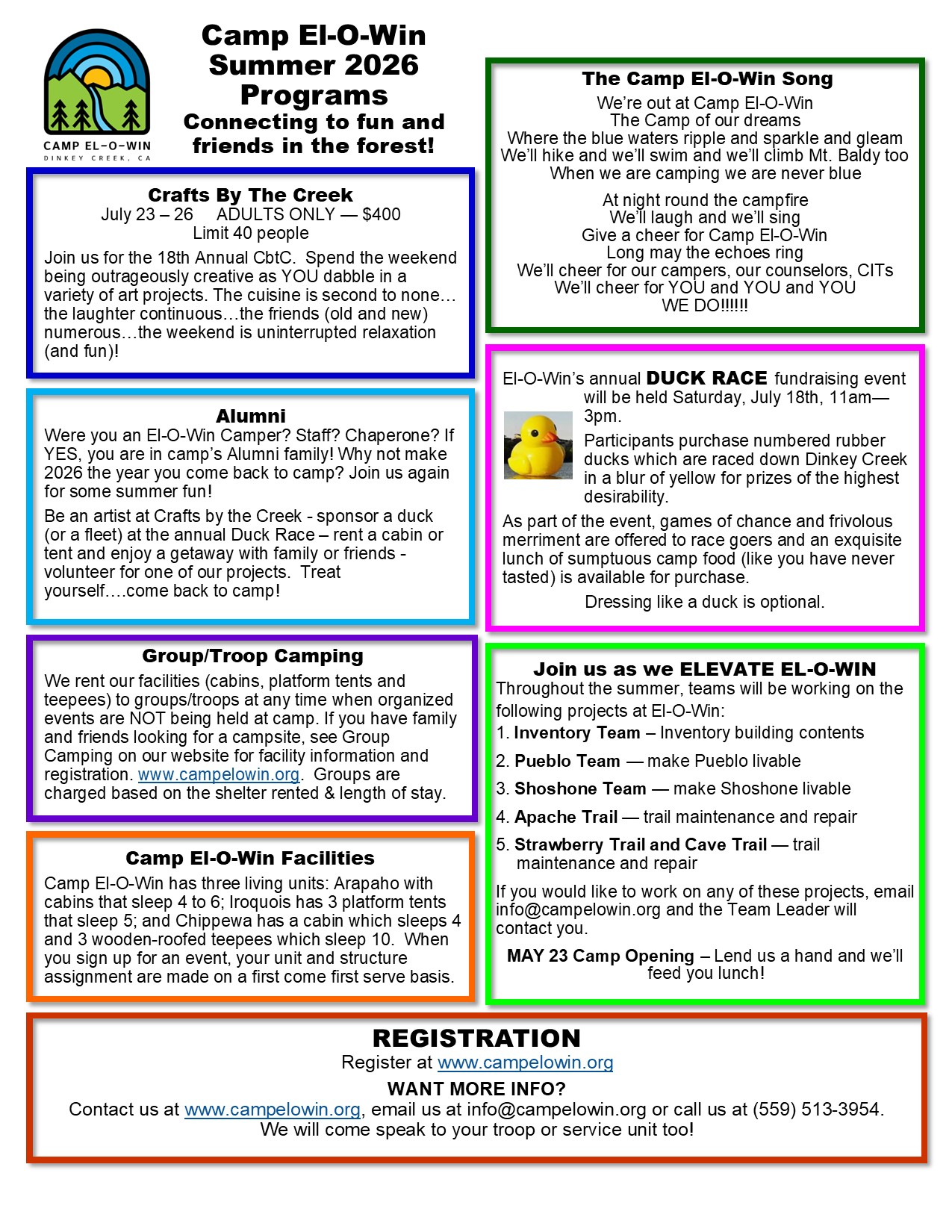 2026 EOW Summer Programs - Campelowin.org